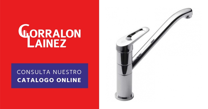 Griferia Monoc. Mesada Cocina Cuello Alto FV, Arizona | Corralón Láinez