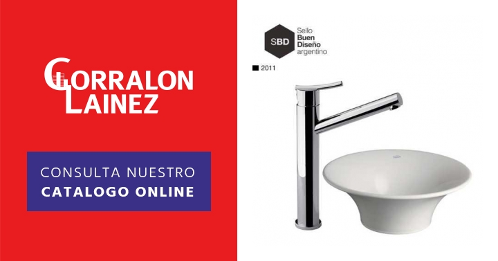 Griferia Libby Monoc. Lavatorio Vessel, FV | Corralón Láinez